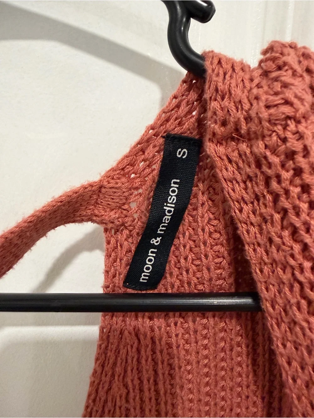 moon & madison | Sweaters | Moon Madison Rust Wrap Vneck Knit Sweater ...